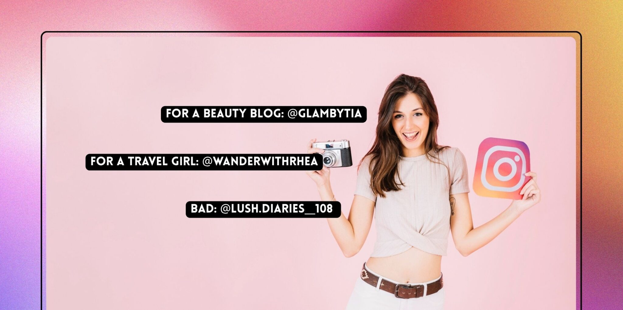 Top 200+ Best Insta Username for Girl to Stand Out in 2025
