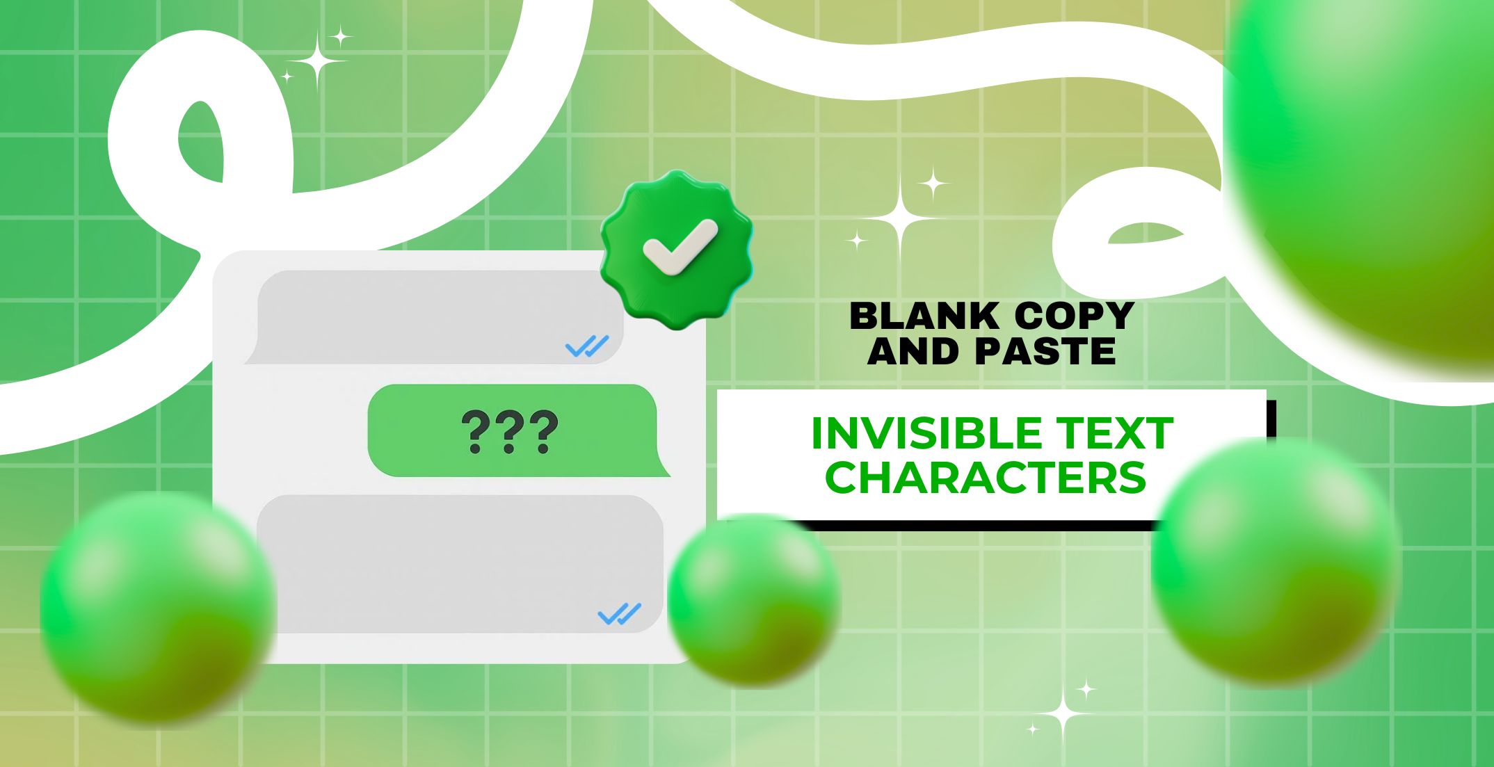 Where To Use Blank Copy And Paste Characters?